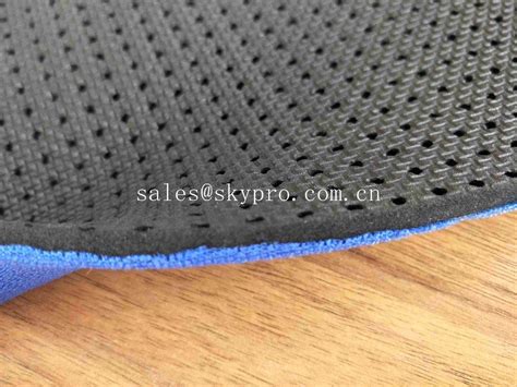 China Perforated Elastic Sbr Neoprene Sheet Airprene Fabric With Fabric Lamination Factory And
