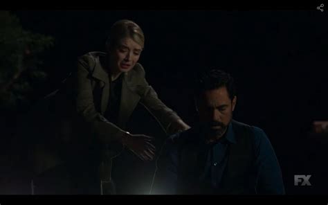 Danny Pino As Miguel Galindo Sarah Bolger As Emily Thomas In Mayans Mc S2e10 Hunahpu
