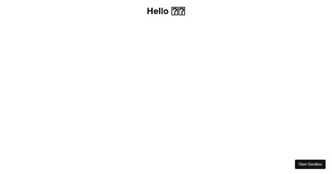 React Proptypes Codesandbox