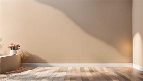 Beige Wall Background Premium Ai Generated Image