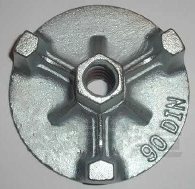 super plate D15, Гайка шарнирная, wing nut, flange nut, form-tie nut