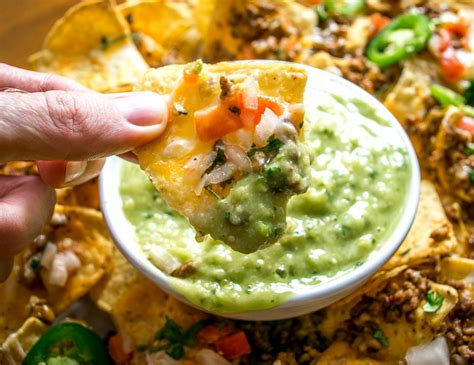 Spicy Ground Beef Nachos Mexican Please