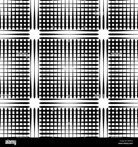 Grid Mesh Pattern With Irregular Lines Seamlessly Repeatable Stock Vector Image Art Alamy
