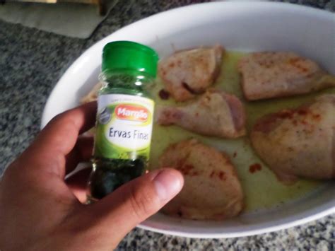 Dicas E Doces Frango Assado Com Chouriço