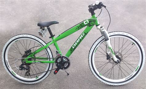 Велосипед Детский Drag 24 C1 TE Зелено/Белый (Hydraulic brakes) 2015