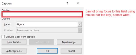 Caption Text Field Non Editable In Specific Word Document Super User