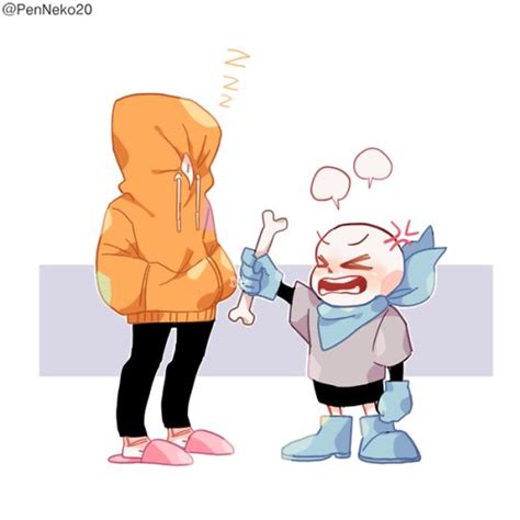Undertale Au에 있는 핀 캐릭터 일러스트