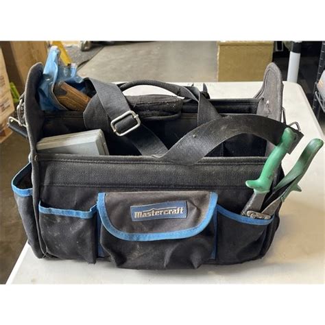 Tool Tote With Assorted Hand Tools