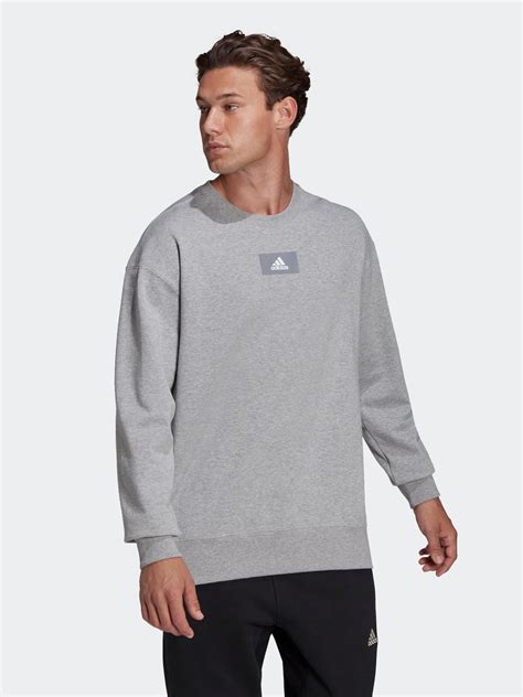 Свитшот Adidas Essentials feelvivid HE4351 M Medium grey heather ...