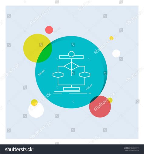 algorithm chart data diagram flow white stock vector royalty free