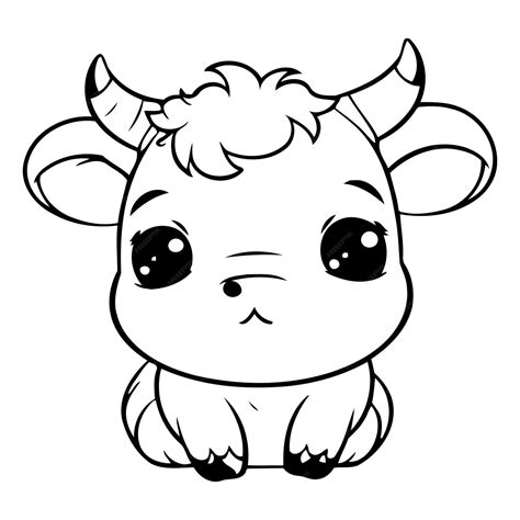 Premium Vector Cute Cartoon Cow Isolated On A White Background Vector