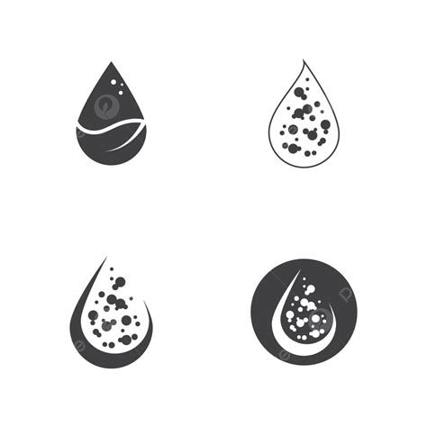 Water Drop Logo Template Vector Elements Fresh Concept Vector Elements Fresh Concept PNG And