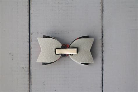 Elmo Pig Tail Hair Bows Faux Leather Etsy