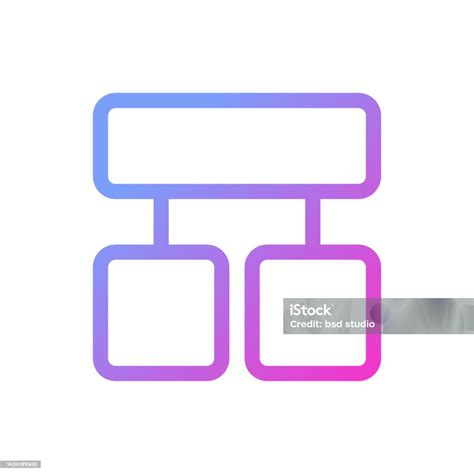 블록 다이어그램 픽셀 완벽한 그라디언트 선형 Ui 아이콘 0명에 대한 스톡 벡터 아트 및 기타 이미지 0명 개념 개발 Istock