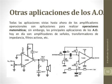 Aplicaciones Del Amplificador Operacional Youtube
