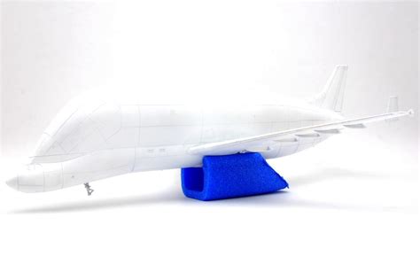 1 144 Airbus Beluga Model After White Primer Application Revell Kit