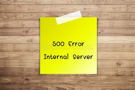 500 Internal Server Error Stock Photo Image Of Computer 43296798