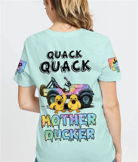 Quack Quack Mother Ducker Pastel T Shirt Aljaira