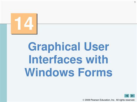 ppt graphical user interfaces with windows forms powerpoint