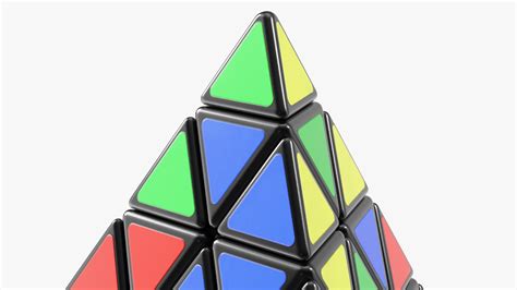 Rubik Pyramid Disassembled 3d Model Turbosquid 2152615