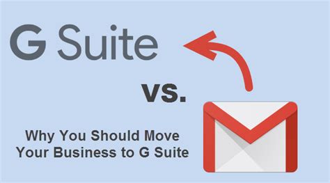 G Suite Vs Gmail Why Move Your Business Email To G Suite