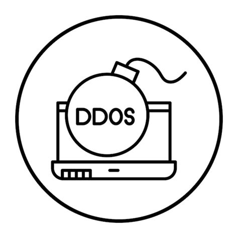 Premium Vector Ddos Vector Illustration