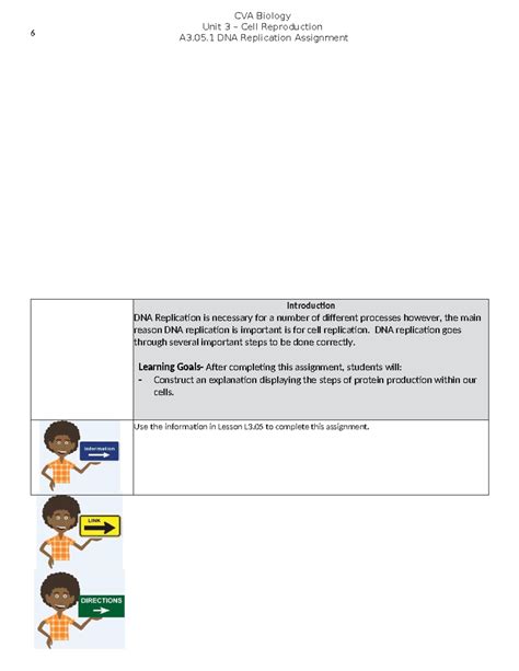 A3051 Dna Replication Assignment Unit 3 Cell Reproduction A305 Dna Replication Assignment