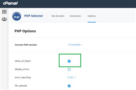 How To Enable Or Disable Allowurlfopen In Cpanel Web Hosting Knowledgebase