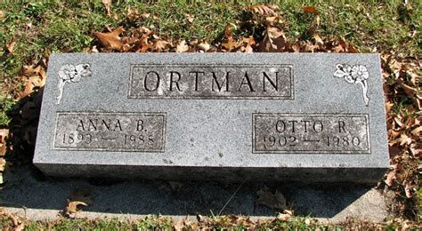 Anna Belle Orvis Ortman 1893 1988 Mémorial Find A Grave