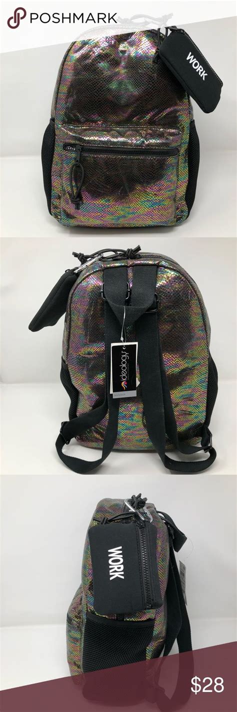 Ideology Black Trim With Rainbow Snake Backpack