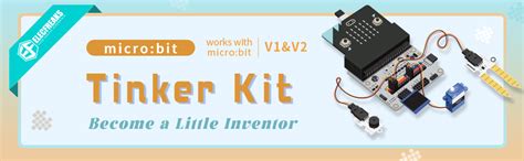 ELECFREAKS Microbit Tinker Kit Micro Bit Sensor Starter Kit With Projects DIY Programming