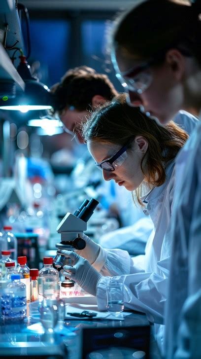 Free Scientist Microscope Examination Image Science Laboratory Research Download At Stockcake