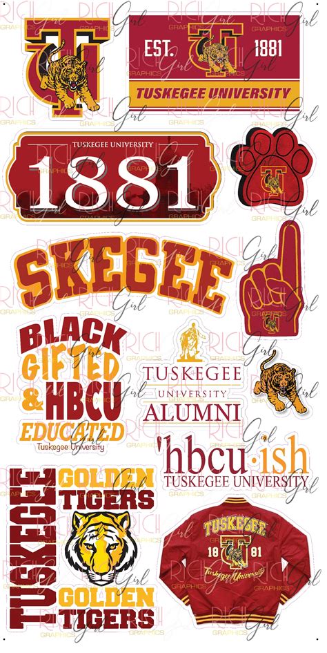 Tuskegee University Yard Card Set Party And Print Stl