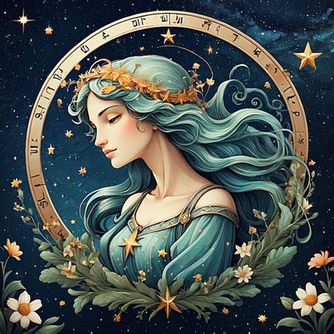 Premium Photo Horoscope Astrology Zodiac Illustration Symbol Sign Virgo