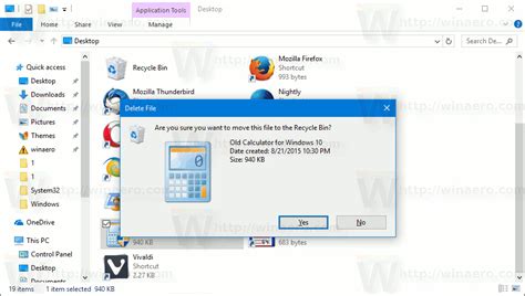 enable delete confirmation in windows 10