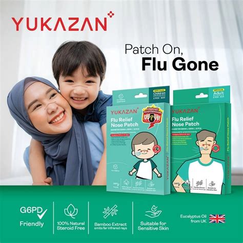 Yuka Zan Flu Relief Nose Patch 6s Malaysia Johor Supplier