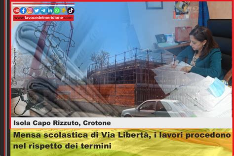 Isola Capo Rizzuto Kr Mensa Scolastica Di Via Libertà I Lavori