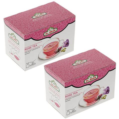 قیمت و خرید دمنوش گل محمدی و زعفران دکتر بین 40 گرم بسته 2 عددی