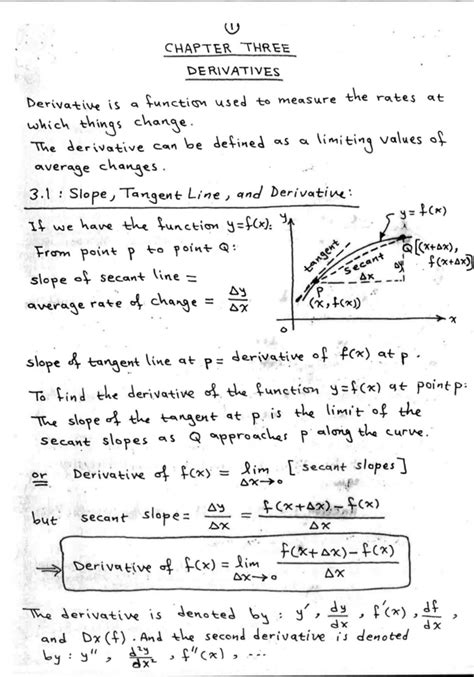 CALC Lecture Notes Part Calculus Studocu