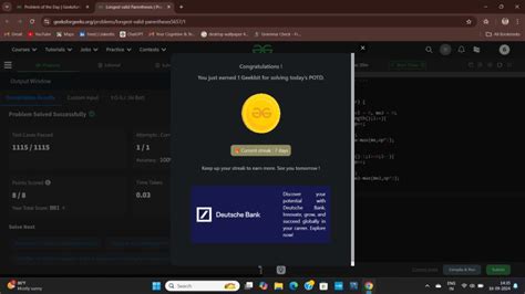 Day 7 Of Geekstreak2024 Potd Challenge By Deutsche Bank Gourav Mehar