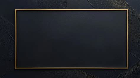 Premium Photo A Blackboard With Gold Trim And A Gold Border