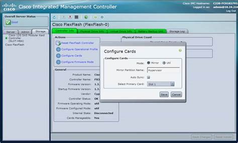 Configure And Use Cisco FlexFlash Secure Digital Cards On Cisco UCS Servers White Paper Cisco