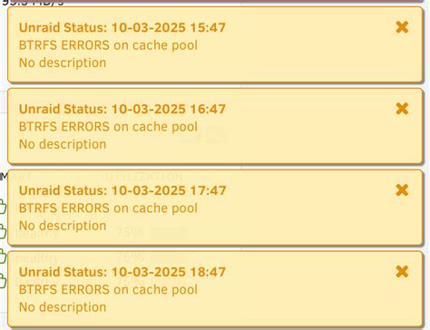 BTRFS ERRORS On Cache Pool But Pool Is Zfs General Support Unraid