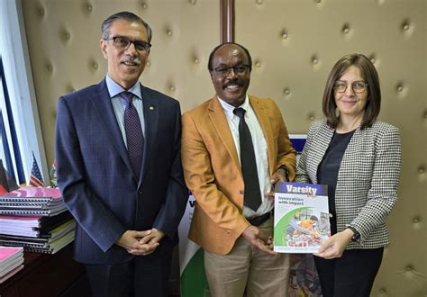 Aku President Dr Sulaiman Shahabuddin And Provost Dr Tania Bubela Had A