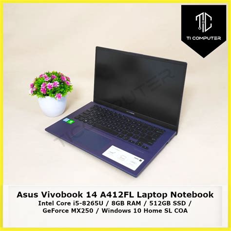 Asus Vivobook 14 A412fl Intel Core I5 8265u 8gb Ram 512gb Nvme Ssd