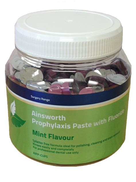 Ainsworth Prophy Paste Individuals Cups Ainsworth Dental Company