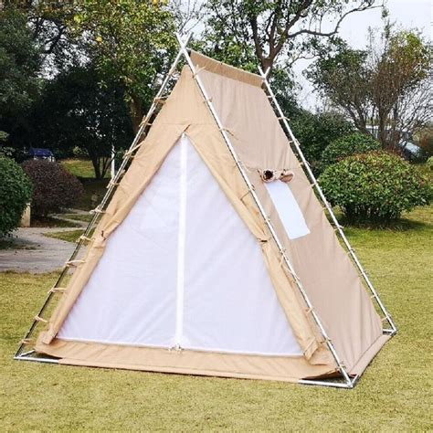 Scout Tent Triangle Teepee Camping Tent Single Polyesterlayer Cotton Tipi Tent Ebay Teepee
