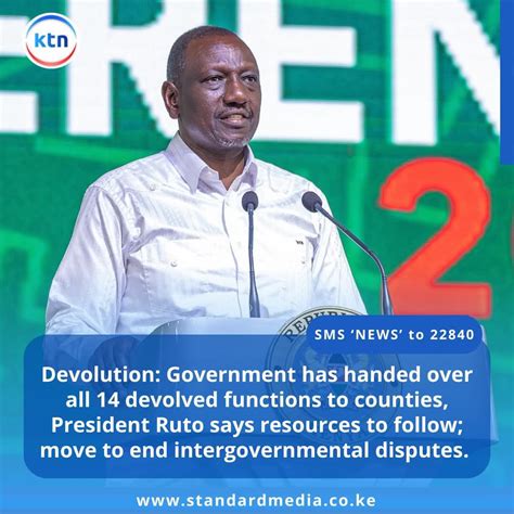 The 14 Devolved Functions The 14 Kwaela News Network Facebook