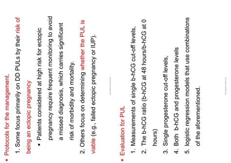 Management Of Pregnancy Of Unknown Location Ppt