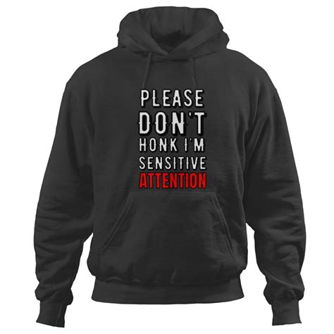 Please Dont Honk Im Sensitive Attention Fun Decals Funny Car Bumper